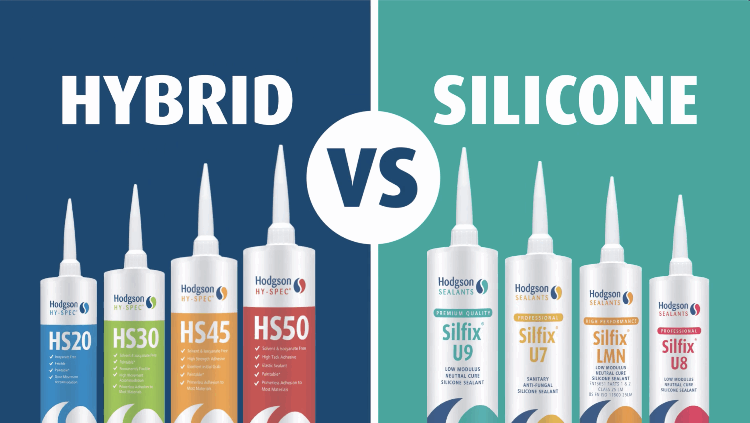 Hybrid vs silicone sealants: Which one should you choose? - Hodgson ...